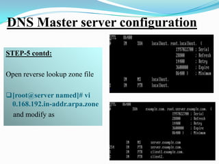 DNS server configuration | PPTX