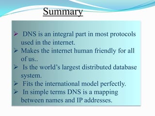 DNS server configuration | PPTX