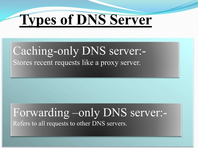 DNS server configuration | PPTX