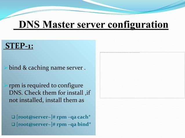 DNS server configuration | PPTX