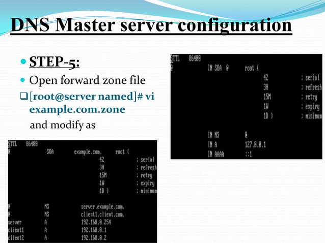 DNS server configuration | PPTX