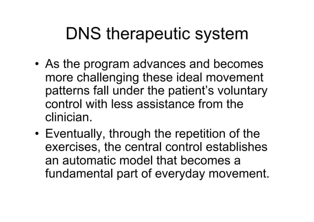 DNS rehabilitation Concept | PDF