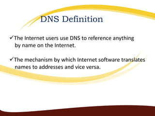 Domain Name System | PPT
