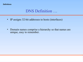 Domain Name System | PPT