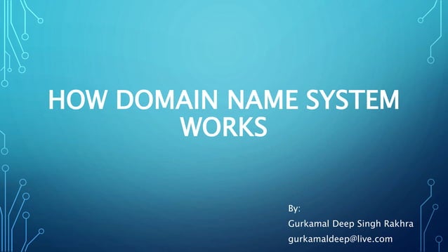 Domain Name System | PPT | Free Download