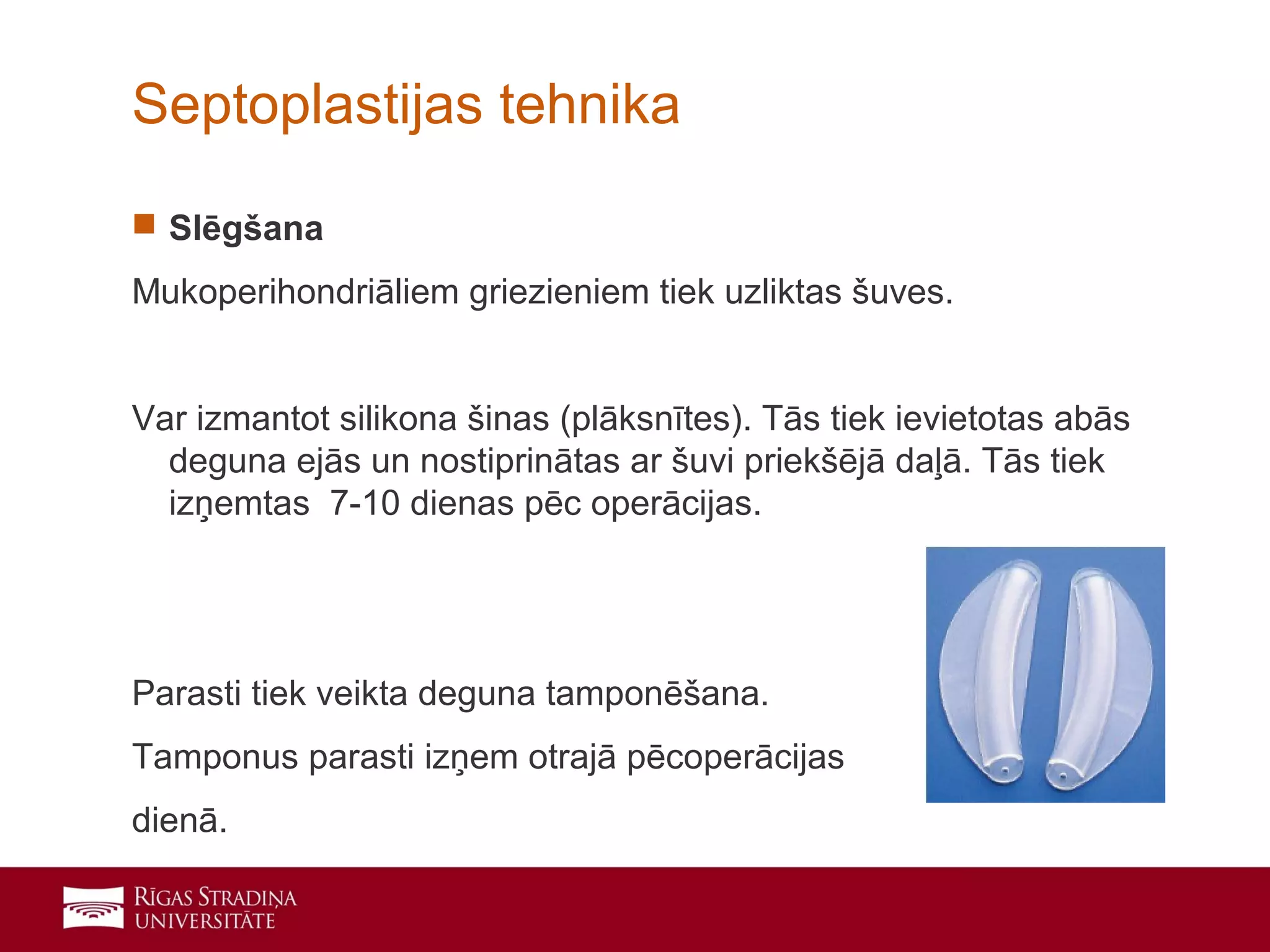 Deguna starpsienas deviācija | PPT