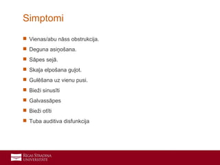 Deguna starpsienas deviācija | PPT