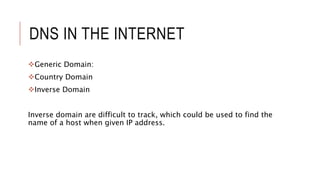 Domain Name System | PPTX