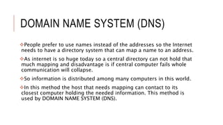 Domain Name System | PPTX