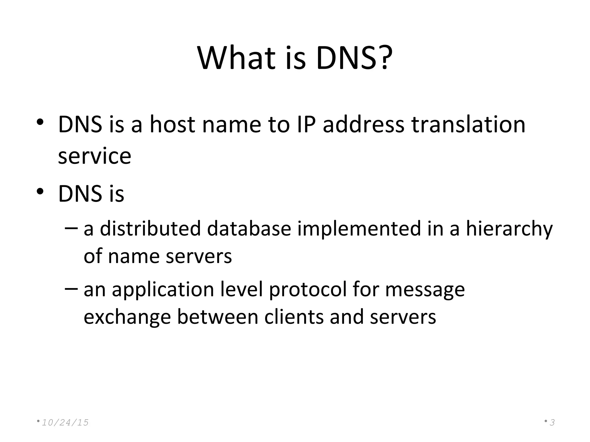 Dns | PPT