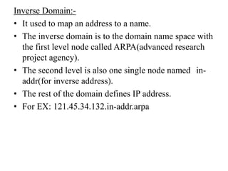 Domain Name System | PPTX | Web Hosting | Internet