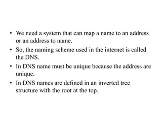 Domain Name System | PPTX | Web Hosting | Internet