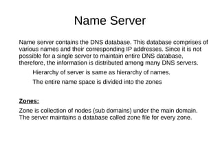 DomainNameSystem | ODP