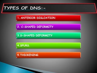 Deviated nasal septum | PPTX