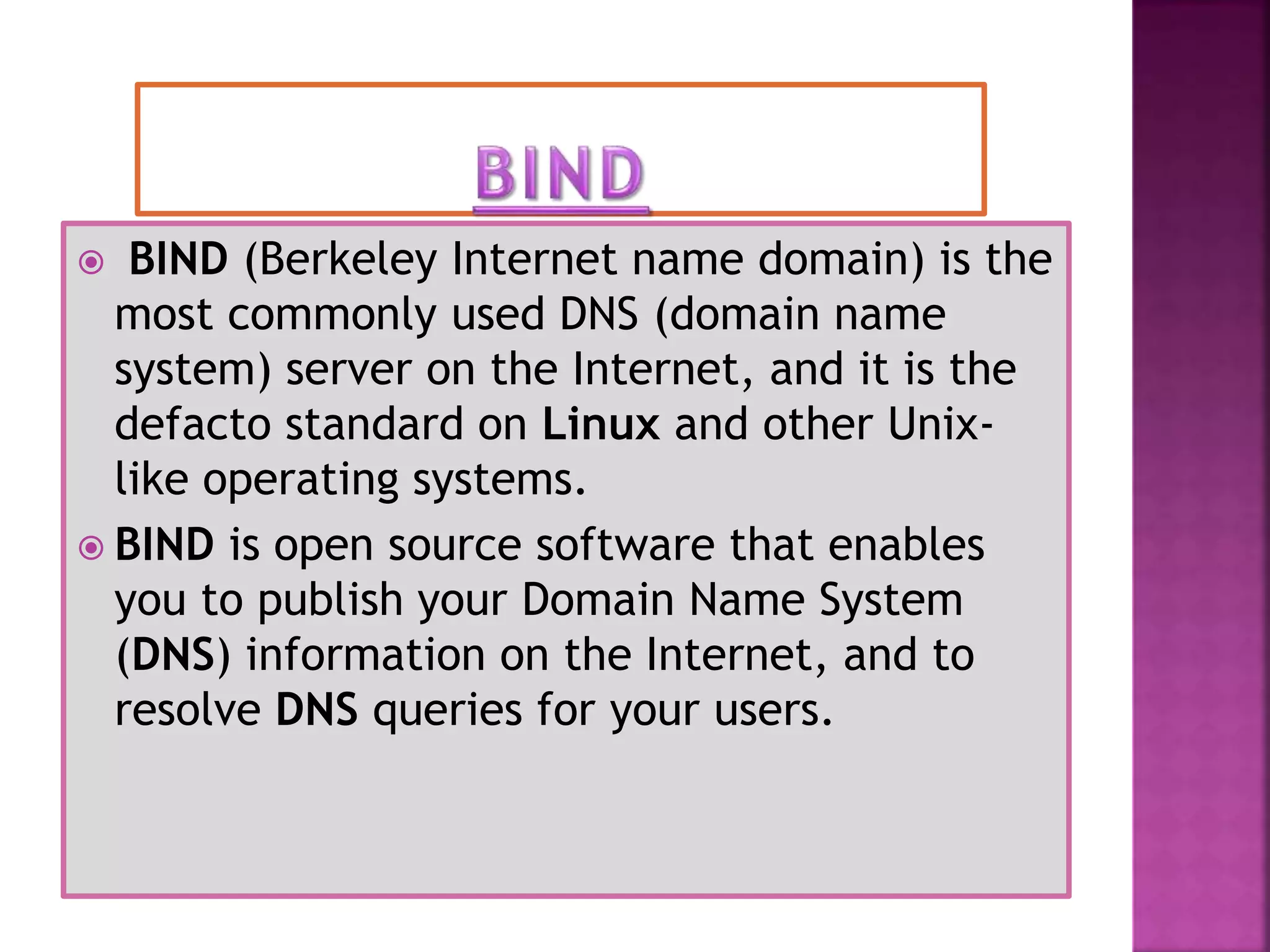 Dns in linux | PPTX