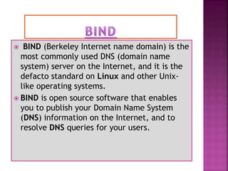 Dns in linux | PPTX