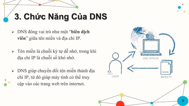 Slide thuyết trình và tìm hiểu về DNS | PPTX