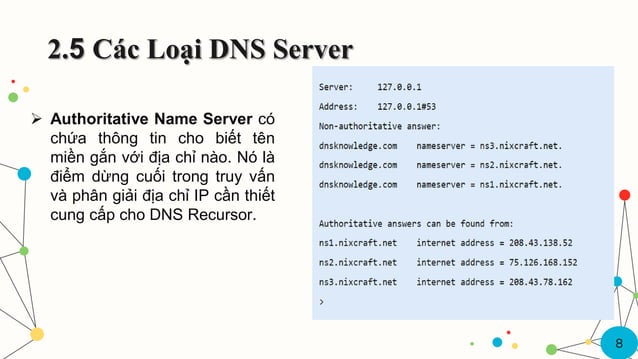 Slide thuyết trình và tìm hiểu về DNS | PPTX