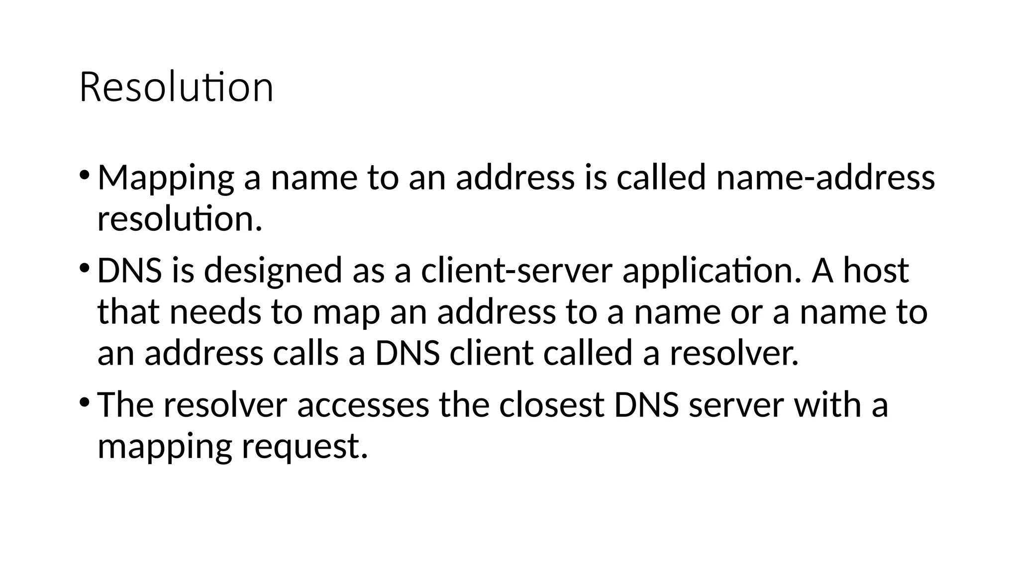 Domain Naming Service In Computer Networks Ppt Free Download
