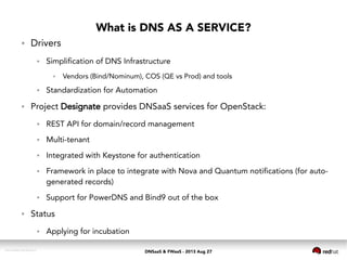 DNSaaS and FWaaS | PDF