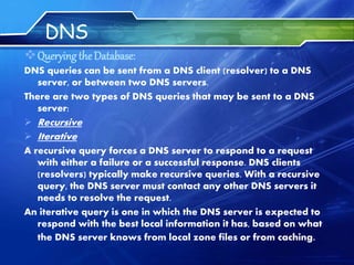 Dns and irc | PPT
