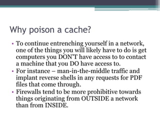 Grey H@t - DNS Cache Poisoning | PPT