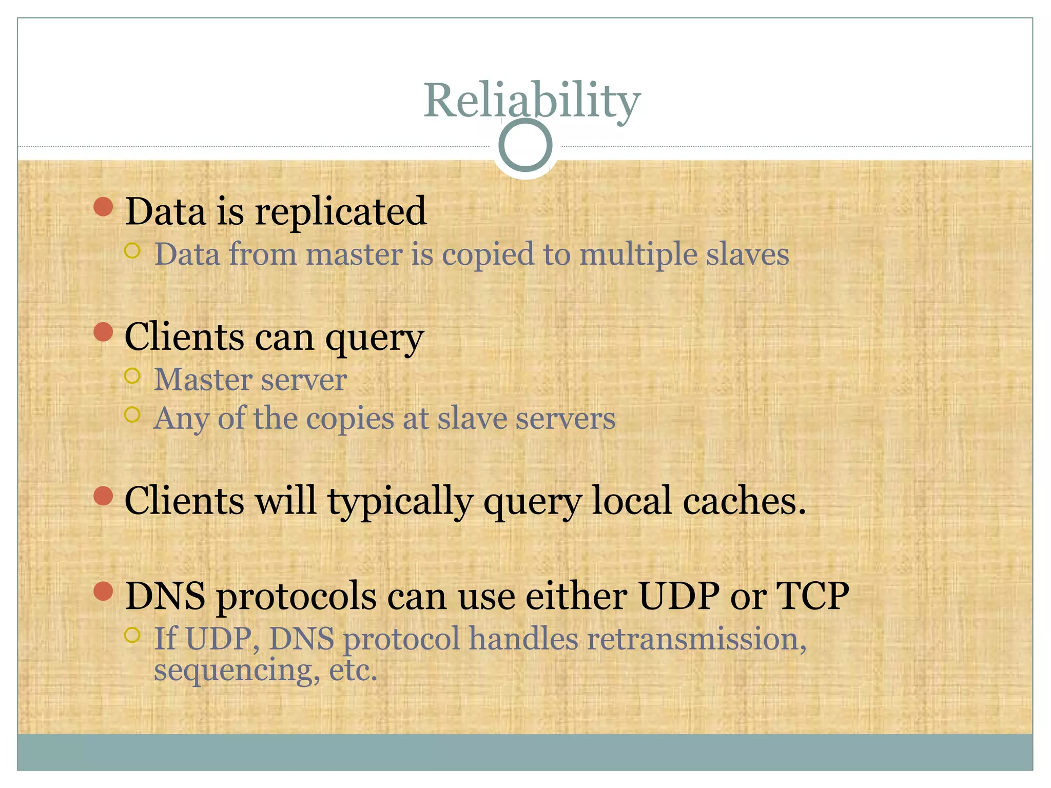 Domain Name System(ppt) | PPT | Databases | Computer Software and Applications