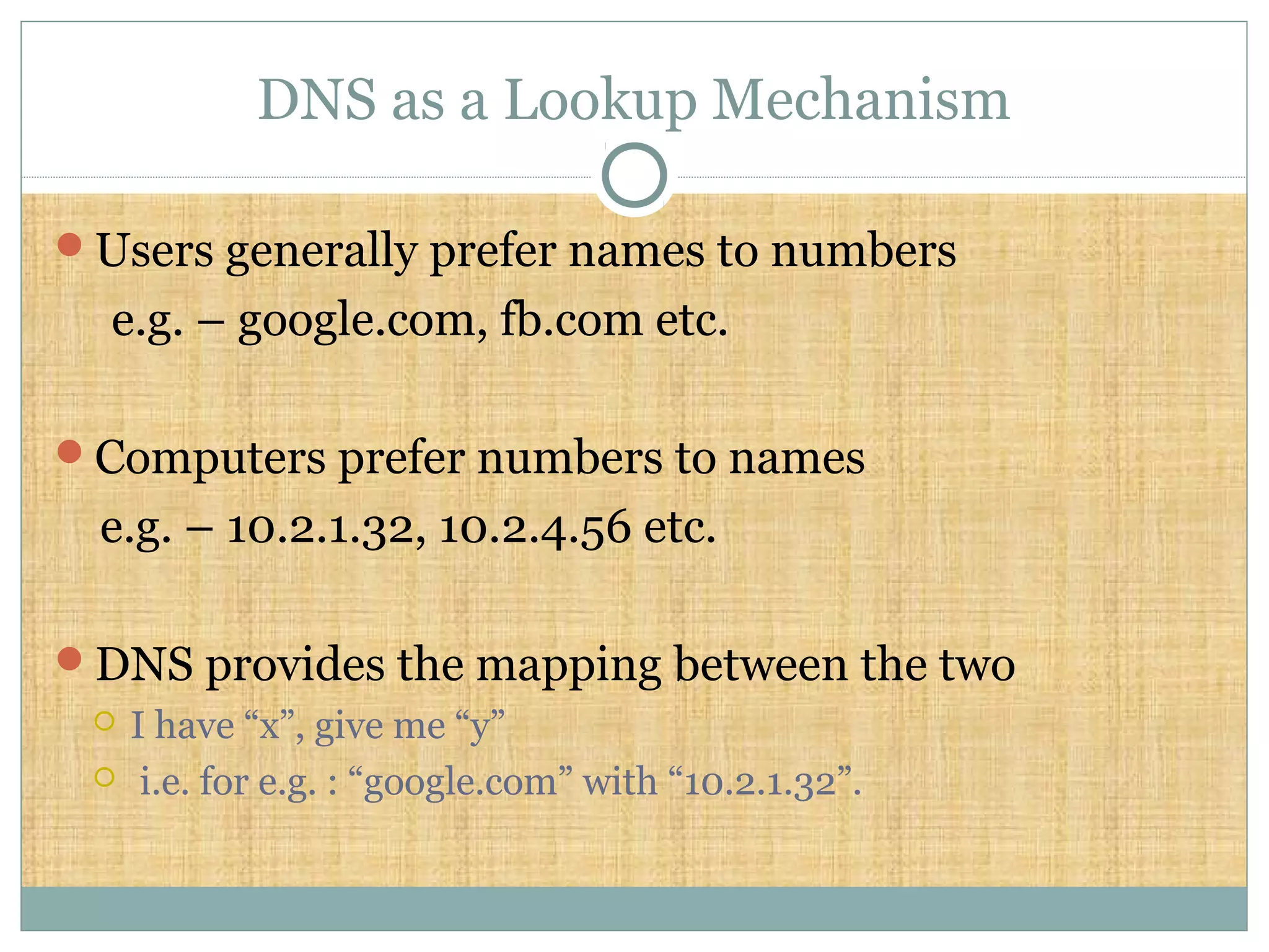 Domain Name System(ppt) | PPT | Databases | Computer Software and Applications