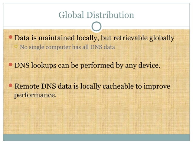 Domain Name System(ppt) | PPT | Databases | Computer Software and Applications