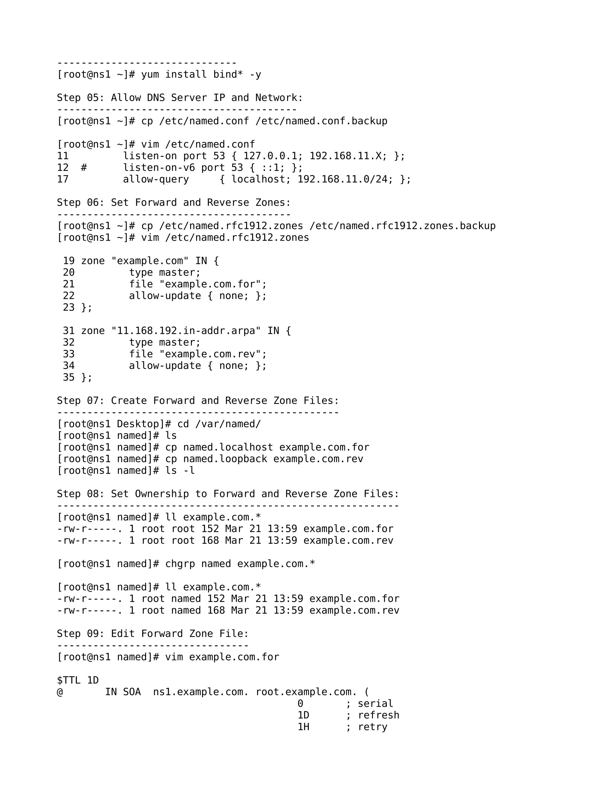DNS Server Configuration | PDF