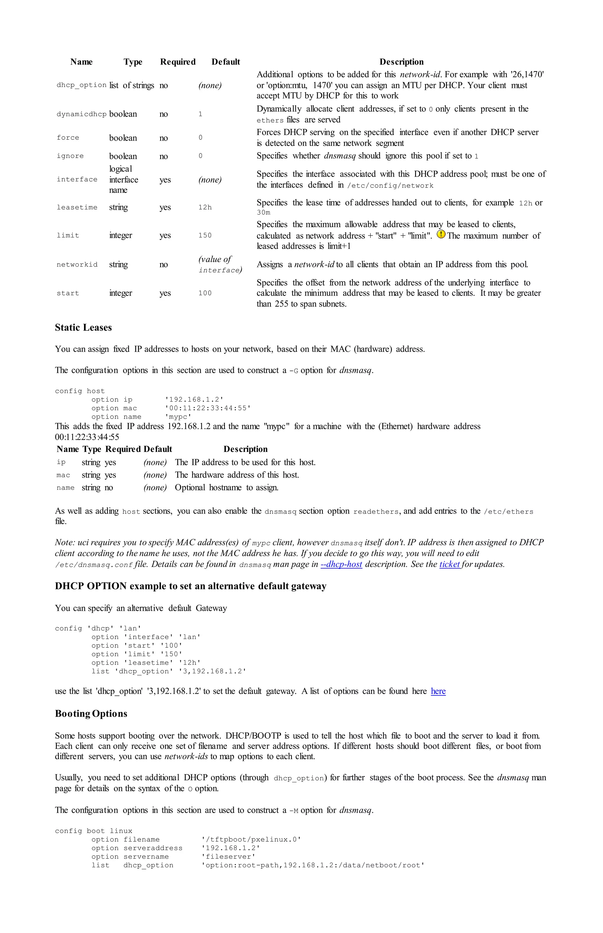 DNS, DHCP Configuration | DOCX