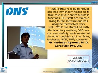 DNS ERP - CLOUD BASED ERP SOFTWARE, PUNE, INDIA - + 91 8805008988 | PPT