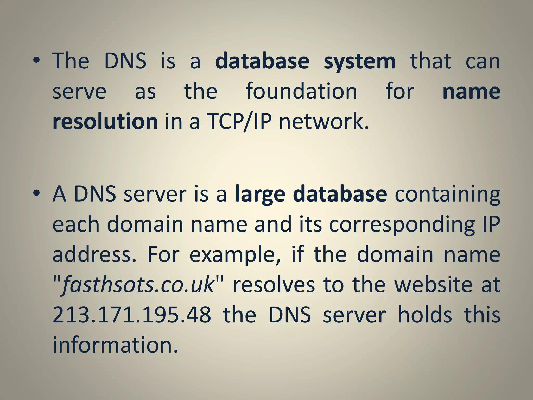 How does DNS works? | PPTX