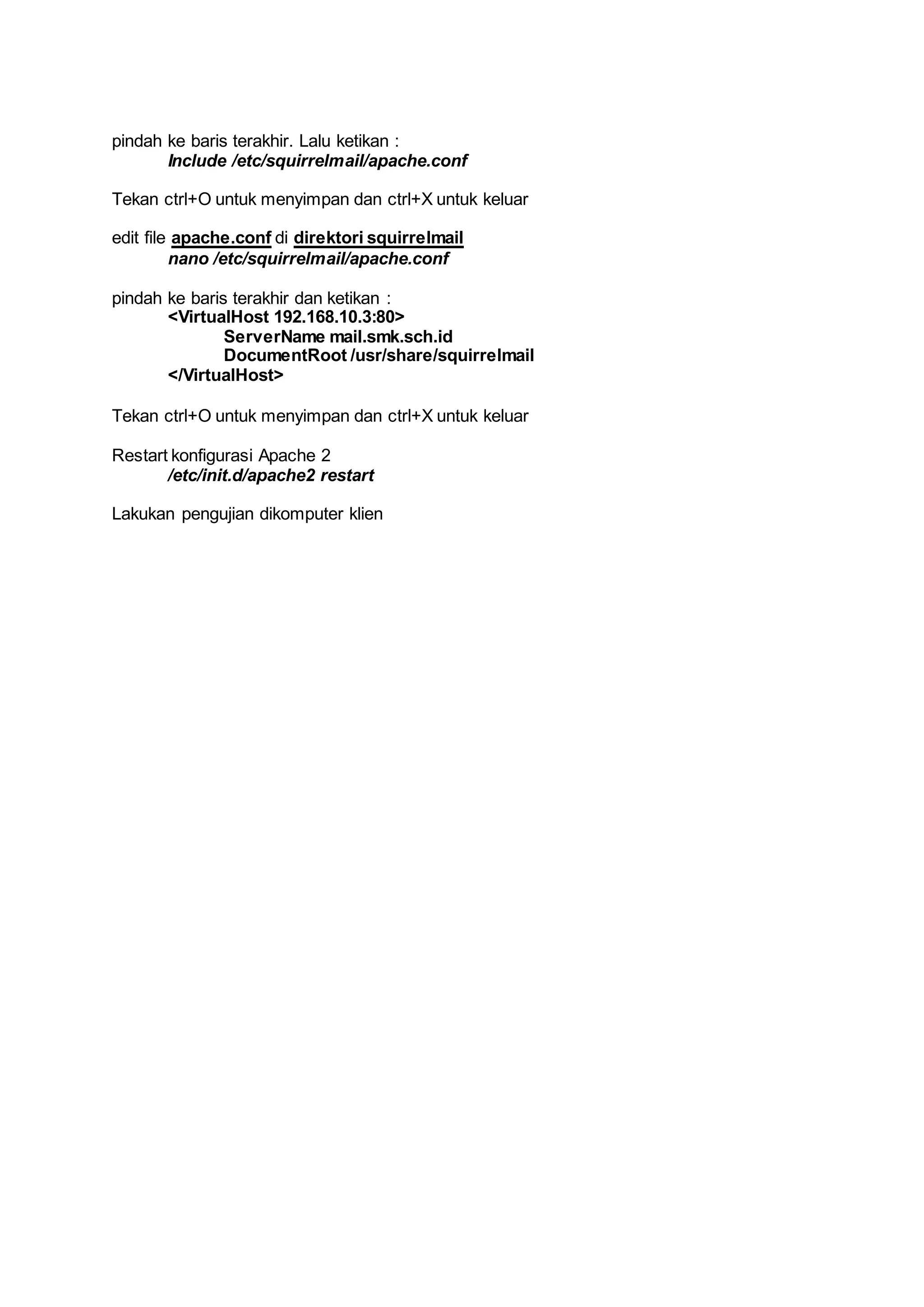 Dns mail web server | DOCX