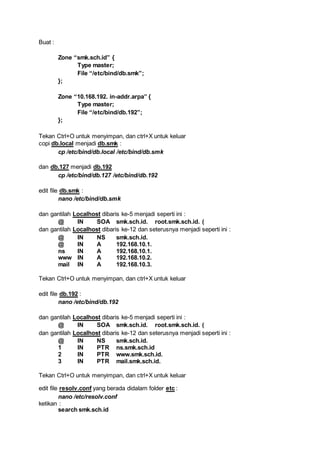 Dns mail web server | PDF