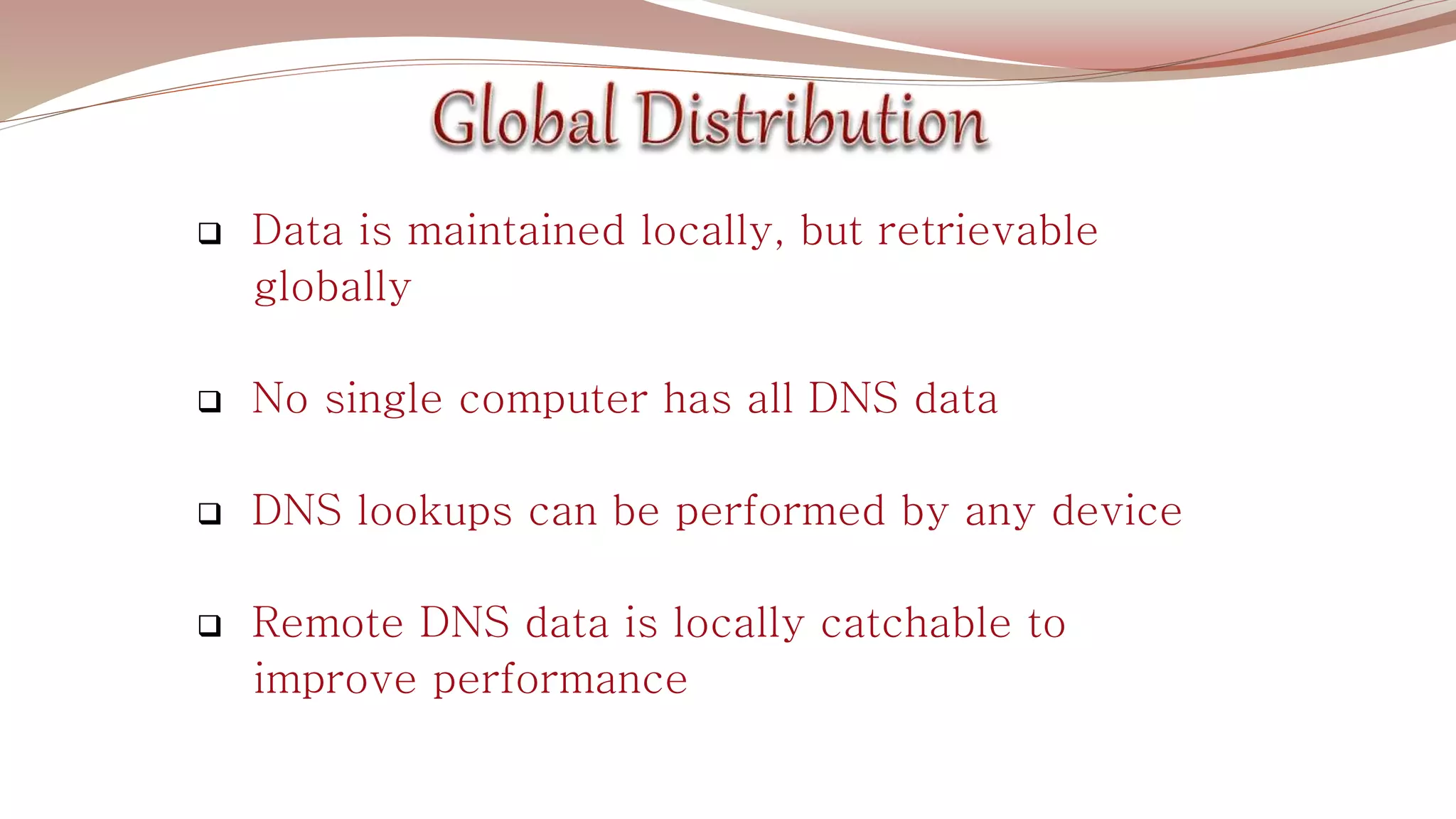 Domain name system presentation | PPTX