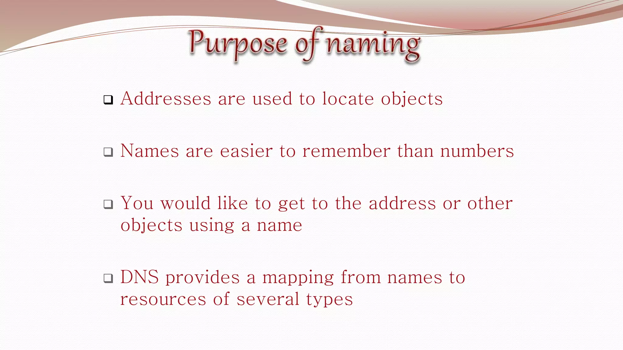 Domain name system presentation | PPTX