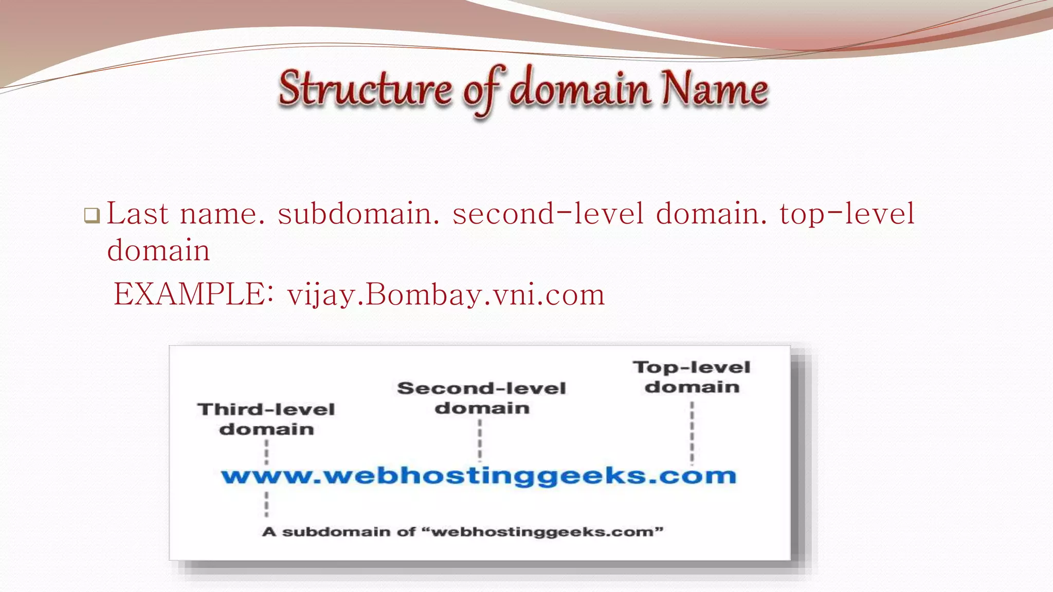 Domain name system presentation | PPTX