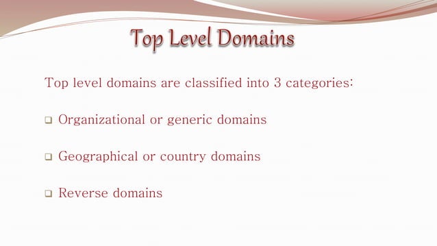 Domain name system presentation | PPTX