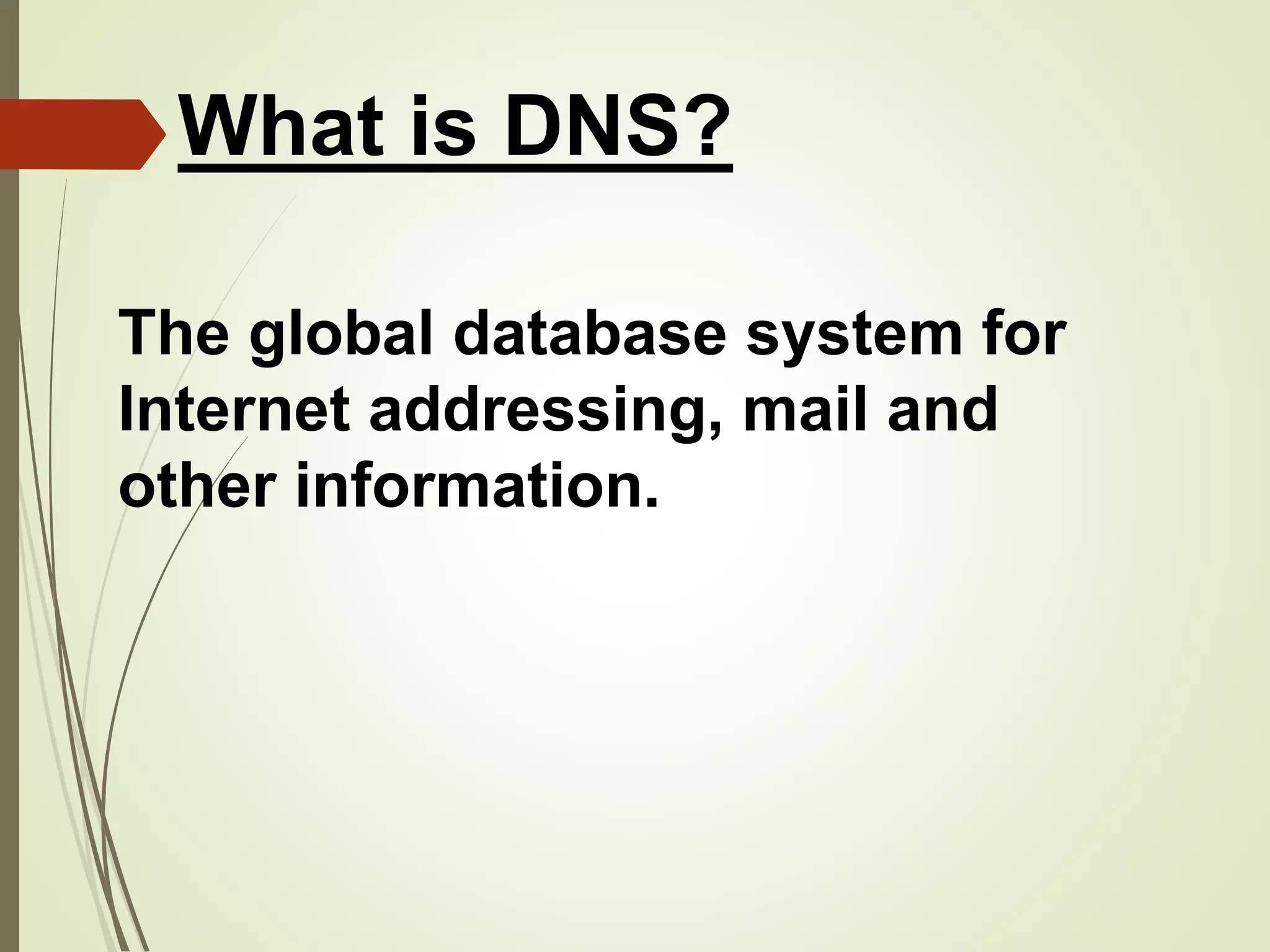 Dns presentation | PPTX