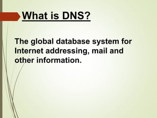 Dns presentation | PPTX