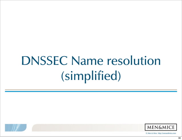 Windows 2012 and DNSSEC | PPT