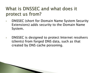DNSSEC: What a Registrar Needs to Know | PPT
