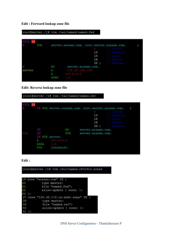 Dns Server Configurationdns Server Configuration Pdf