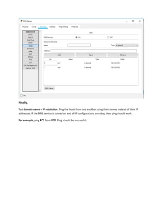 Dns server configuration | PDF