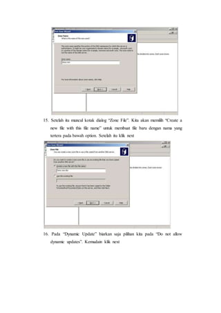 Dns server dan konfigurasinya | PDF