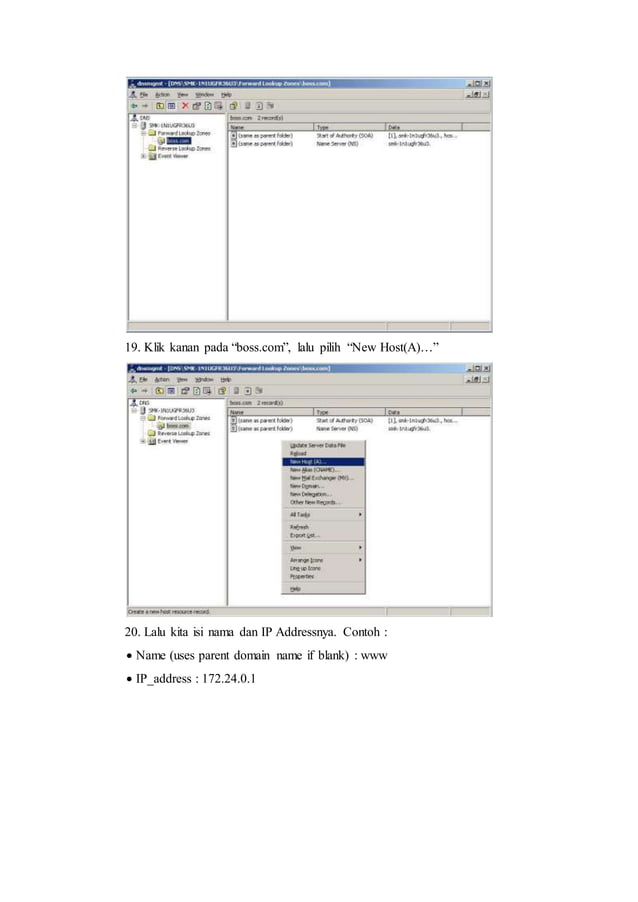 Dns server dan konfigurasinya | PDF