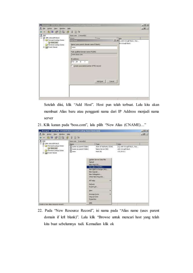 Dns server dan konfigurasinya | PDF