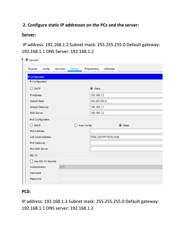 Dns server in packet tracer converted (labanna saha) | PDF