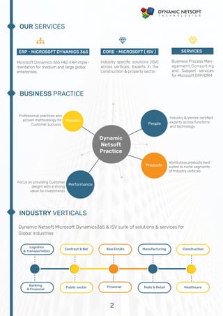 DNT Brochure 2025 – ISV Solutions @ D365 | PDF